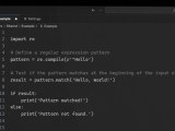 Basic Example Of Python Module Re Pattern