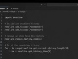 Basic Example Of Python Function Readline Clear History