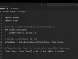 Basic Example Of Python Module Sched Scheduler