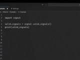 Basic Example Of Python Function Signal Signal