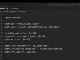 Basic Example Of Python Function Socket Sethostname