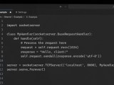 Basic Example Of Socketserver Baserequesthandler In Python