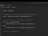 Basic Example Of Sqlite3 Connection Autocommit In Python