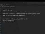 Basic Example Of String Template Template In Python