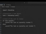 Basic Example Of Threading Lock In Python