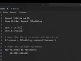 Basic Example Of Tkinter Filedialog Savefiledialog Ok Command In Python