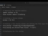 Basic Example Of Python Function Tkinter Filedialog Filedialog Set