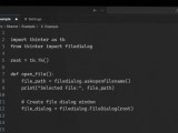 Basic Example Of Tkinter Filedialog Filedialog In Python