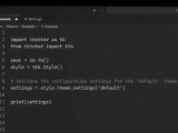 Basic Example Of Python Function Tkinter Ttk Style Theme Create