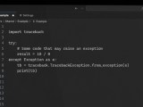 Basic Example Of Python Function Traceback Format Stack