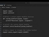 Basic Example Of Python Function Signal Signal