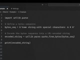 Basic Example Of Python Function Urllib Parse Quote