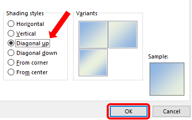 Guide to Split Cells Diagonally, Fill Half Color in Excel
