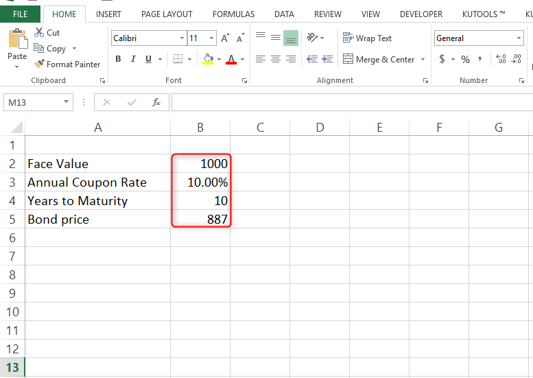 How to calculate YTM in Excel | Basic Excel Tutorial