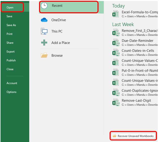 Recovering permanently deleted Excel files - Complete Guide