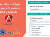 Selección Múltiple Angularjs Usando Php Y Mysql Baulphp