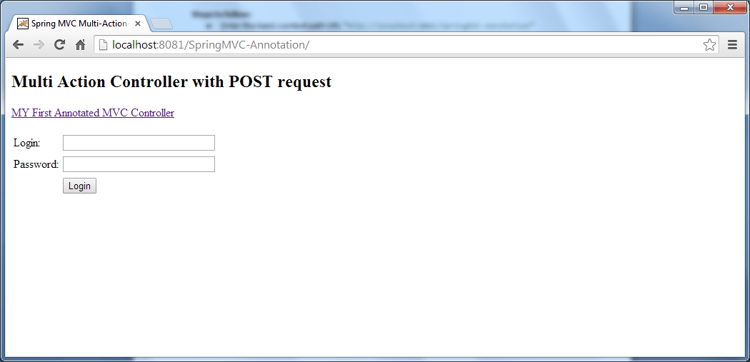 Spring MVC: Multi-Controller actions using @Controller - BenchResources.Net