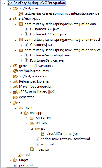 RestEasy: JAX-RS web service + Integrating with Spring MVC web framework - BenchResources.Net