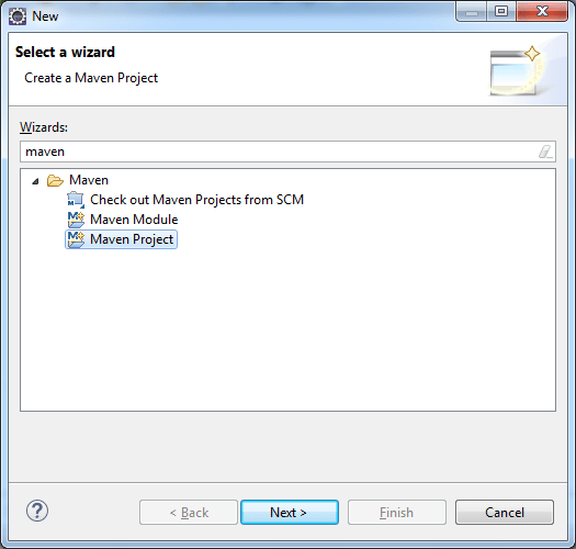 Eclipse + Maven - Creating and exploring projects using archetypes - BenchResources.Net