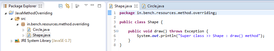 Java Overriding - Widening and narrowing for access modifier, return type and exception handling ...