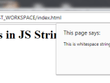 Javascript Remove Leading And Trailing Whitespaces From String