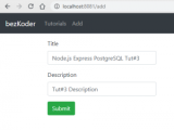React Node Js Express Postgresql Example Build A Crud App Bezkoder