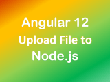 File Upload Using Angular 12 And Node Js Express Example Bezkoder