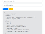 How To Post Data Using Fetch Api In React Printable Forms Free Online