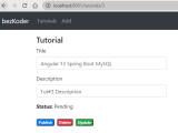 Spring Boot Angular 13 Mysql Example Build A Crud App Bezkoder