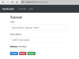Angular 8 Spring Boot Mysql Crud Example Bezkoder