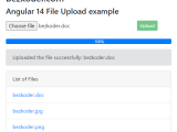 Angular 14 Node Js Express File Upload Example Bezkoder