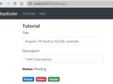 Angular 16 Node Js Express Mysql Example Crud App Bezkoder