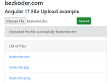 Angular 17 File Upload Example Bezkoder