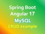 Angular 17 Spring Boot Mysql Crud Example Bezkoder