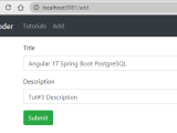 Angular 17 Spring Boot Postgresql Example Crud App Bezkoder