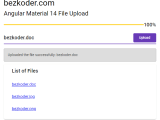 Angular Material 14 File Upload Example Bezkoder
