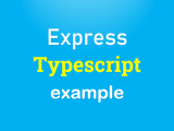 Express Typescript Example Bezkoder