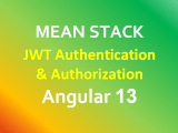Mean Stack Authentication Authorization With Angular 13 Bezkoder