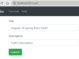Spring Boot Angular 14 Example Crud Full Stack Bezkoder