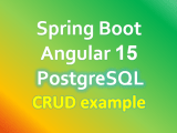 Spring Boot Angular 15 Postgresql Example Crud App Bezkoder