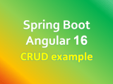 Spring Boot Angular 16 Example Crud Bezkoder