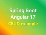 Spring Boot Angular 17 Example Crud Bezkoder