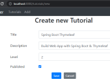 Spring Boot Thymeleaf Crud Example Bezkoder