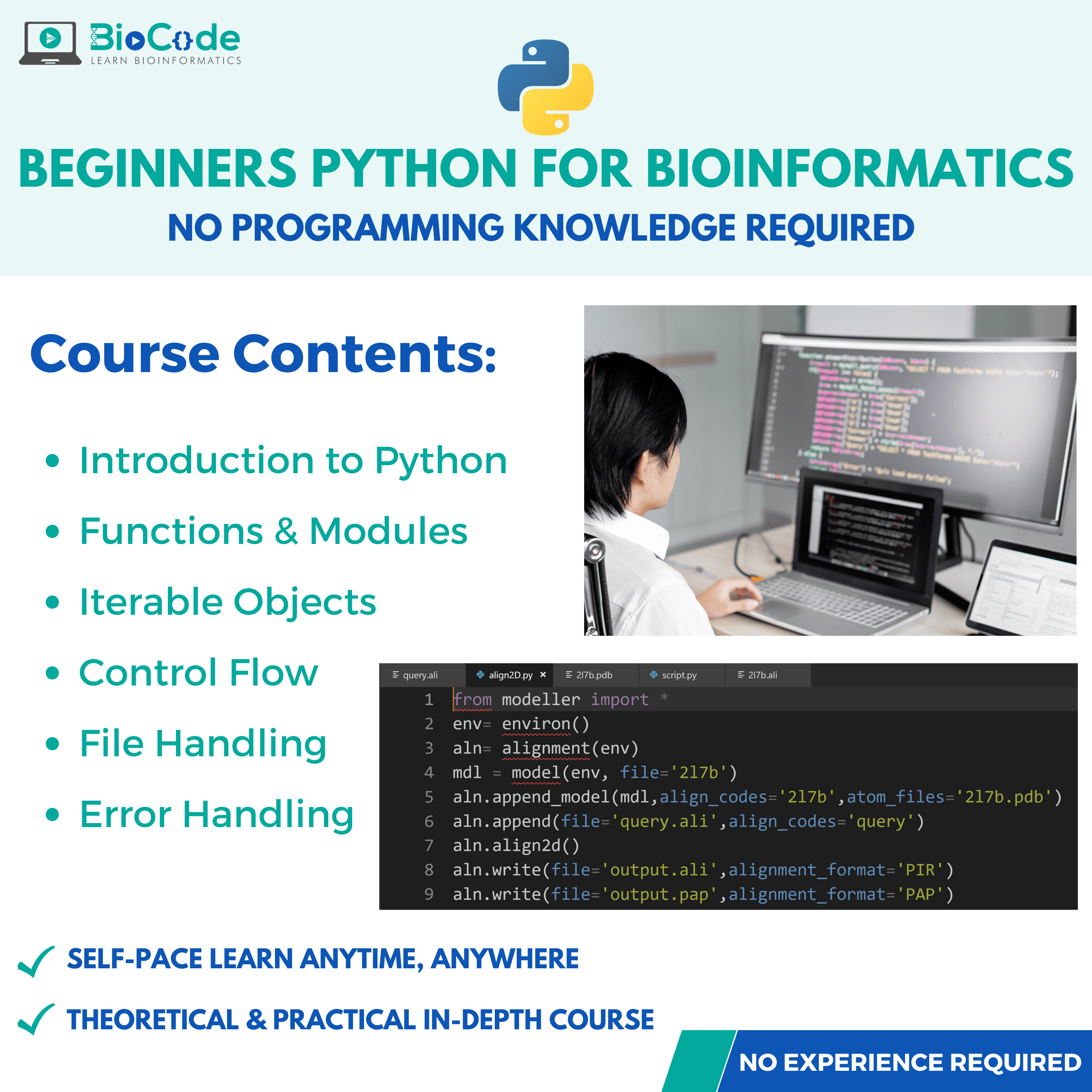 Beginners Python For Bioinformatics - BioCode