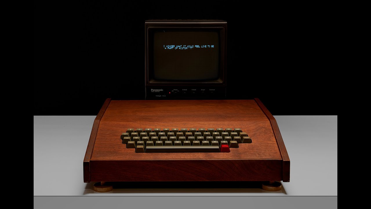 Rare Apple-1 Computer Hits The Auction Block