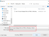 How To Save Notepad File As Html On Windows 10