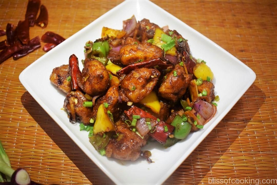 Crispy Chilli Paneer (Spicy Cottage Cheese) - Bliss of Cooking