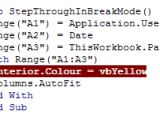 Excel Vba Debugging Techniques