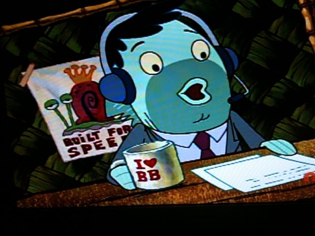 Spongebob The Great Snail Race Announcer