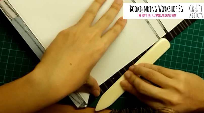 Case Binding Tutorial | Bookbinding Workshop Singapore
